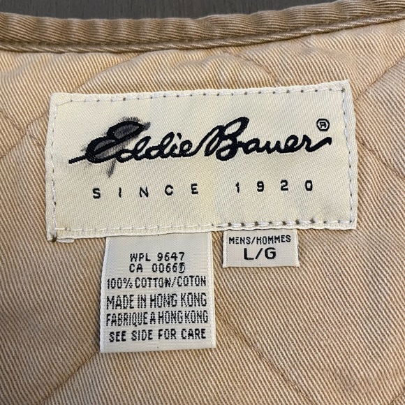 Eddie Bauer | Jackets & Coats | Vintage Eddie Bauer Beige Quilted Hunting Outdoorsmens Vest E595 ...